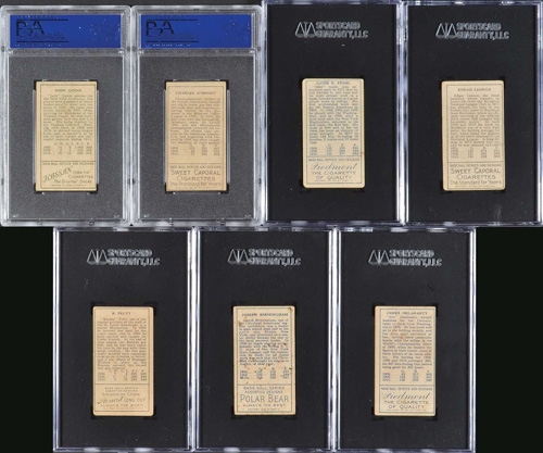 1911 T205 Gold Border PSA- and SGC-Graded Collection (11) Including ...