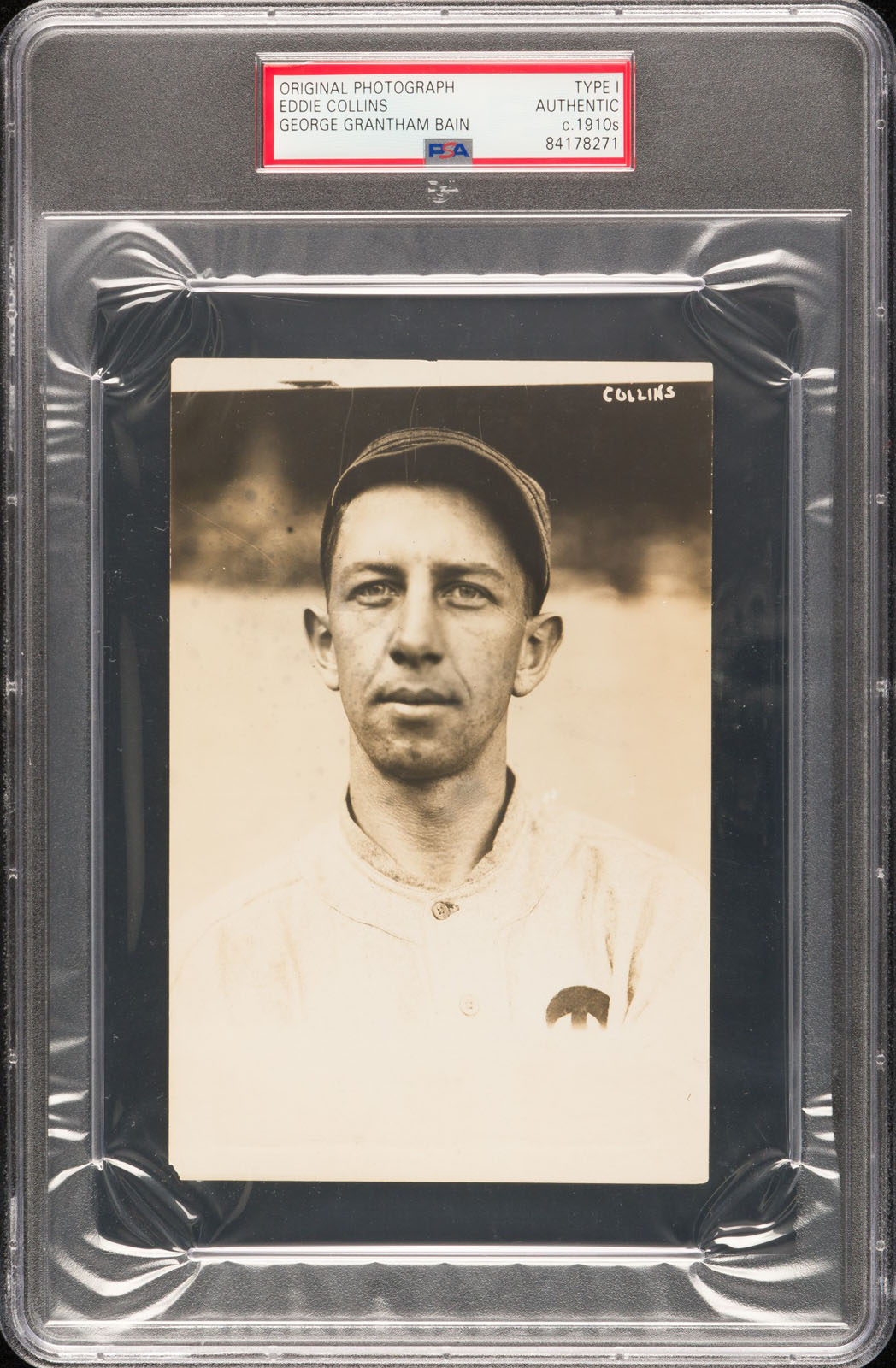 Circa 1911 Eddie Collins Original George Grantham Bain Photograph - PSA ...