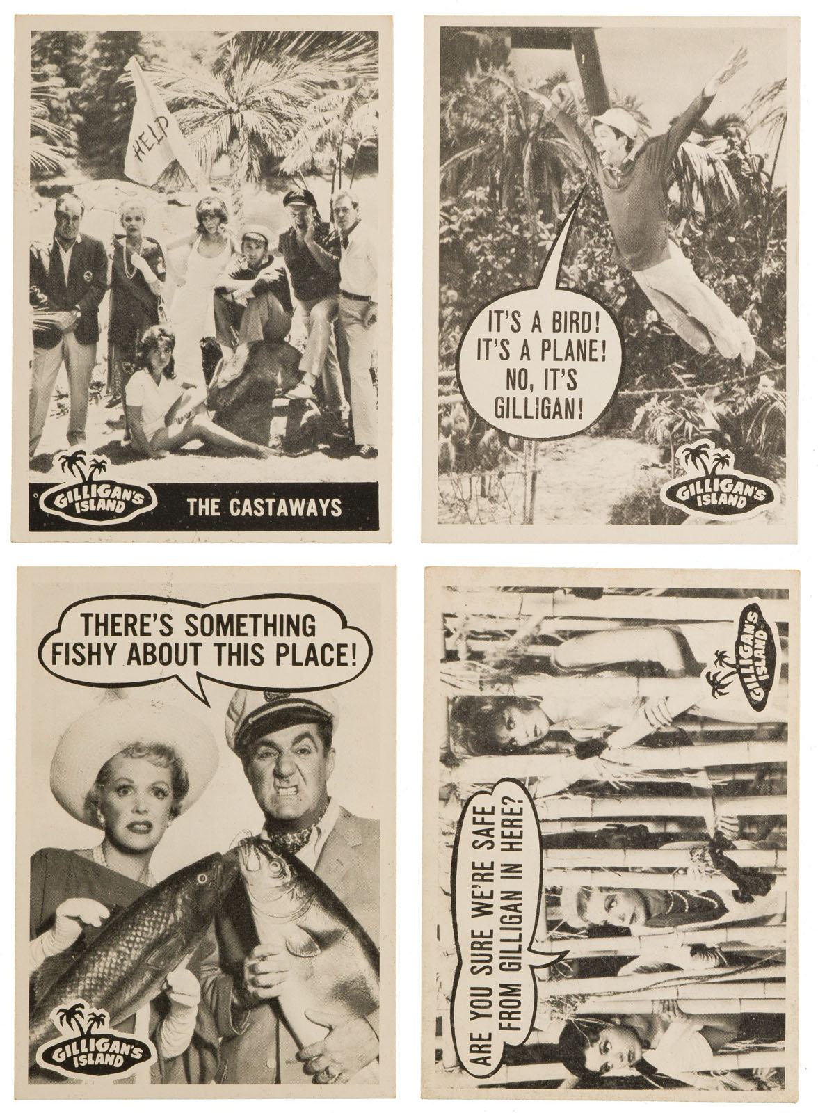 1965 Topps "Gilligan's Island" Complete Set (55) Plus Wrapper | REA Archive