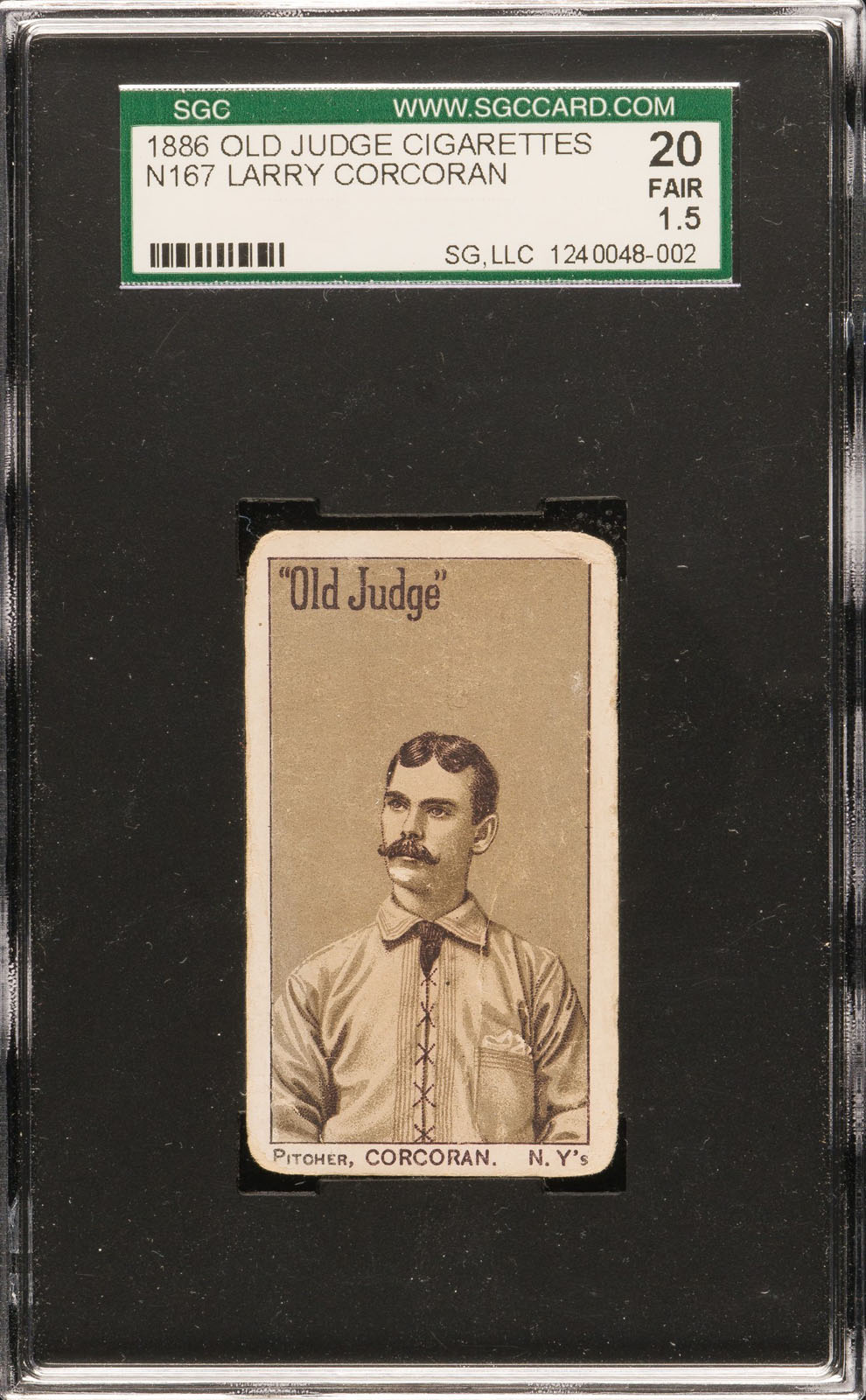 1886 N167 Old Judge Larry Corcoran | REA Archive