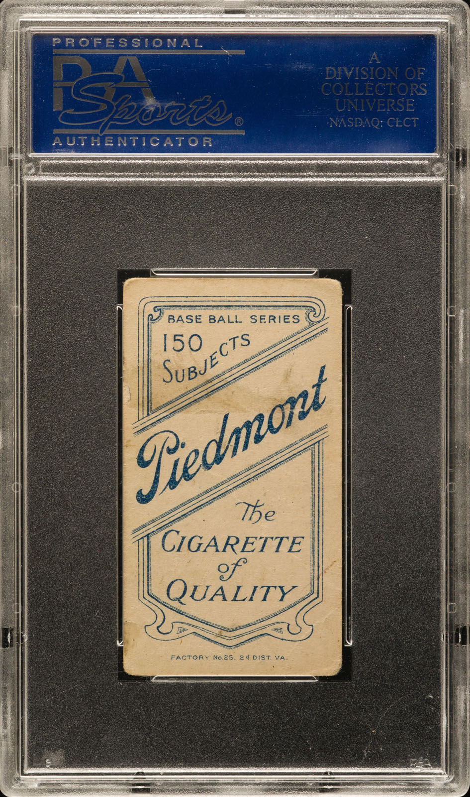 1909-1911 T206 White Border Ty Cobb Portrait Green Background | REA Archive