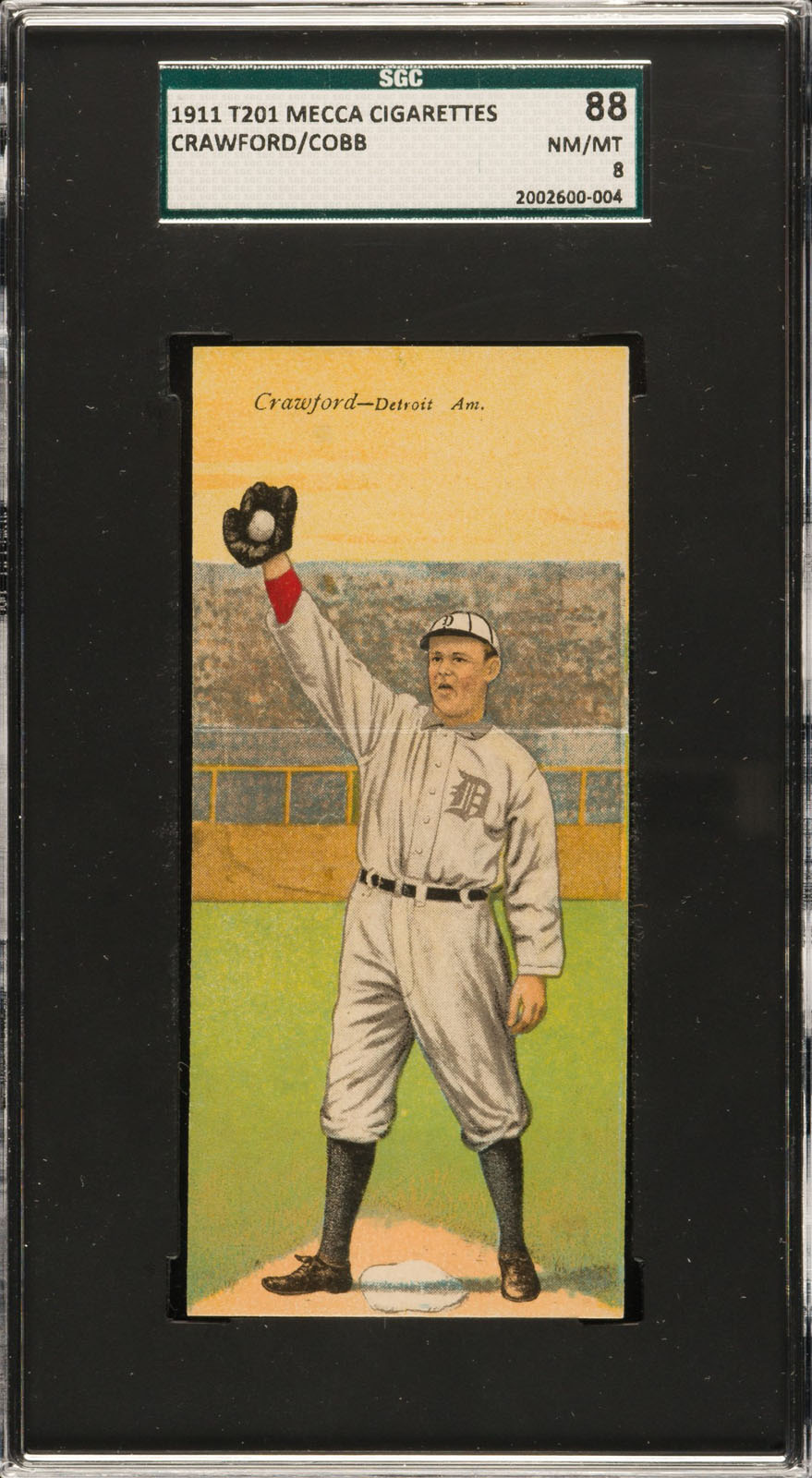 1911 T201 Mecca Double Folder Sam Crawford/Ty Cobb SGC NM/MT 88 | REA ...