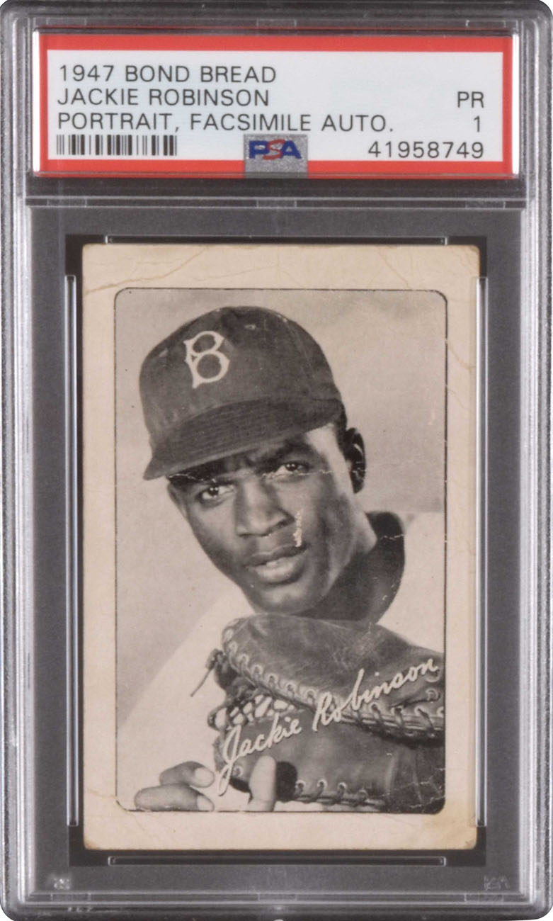 Circa 1947 Bond Bread Jackie Robinson Portrait | REA Archive