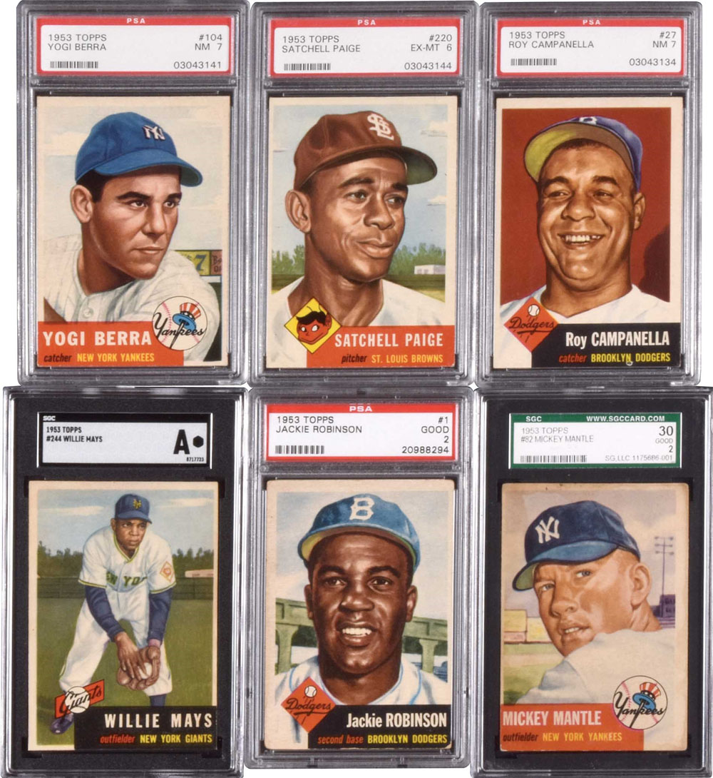 1953 Topps Complete Set (274) Including 76 PSA-Graded Cards | REA Archive