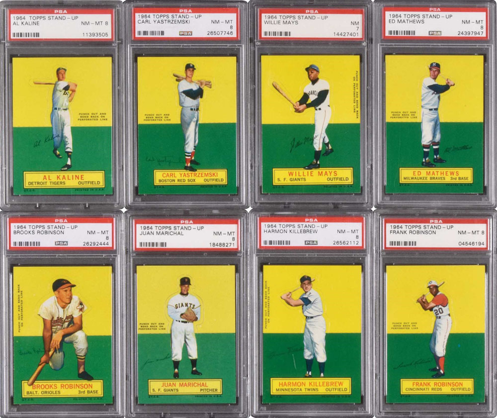 1964 Topps Stand-Ups PSA-Graded Complete Set (77) | REA Archive