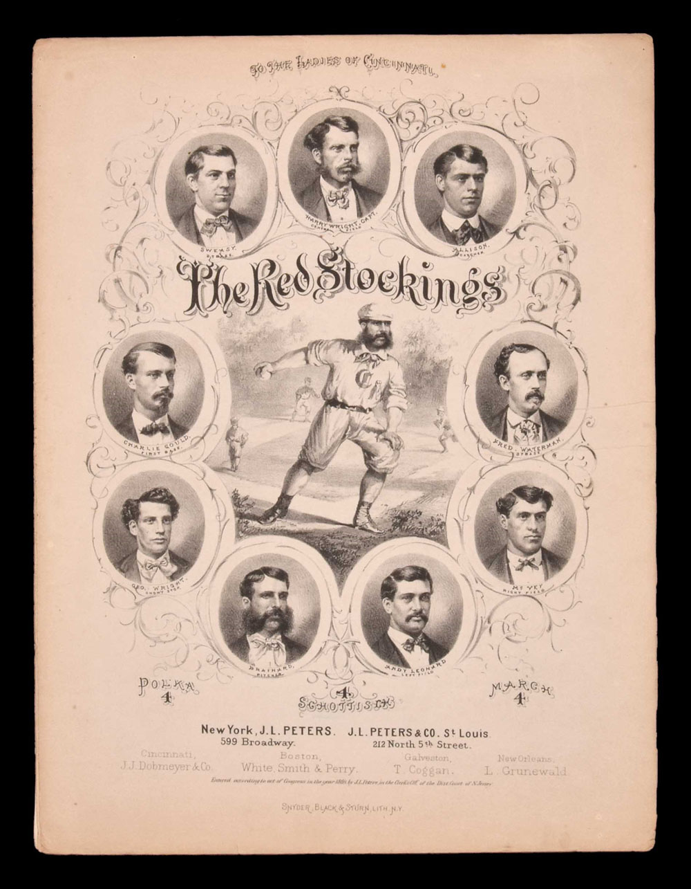 1869 The Red Stockings Sheet Music | REA Archive