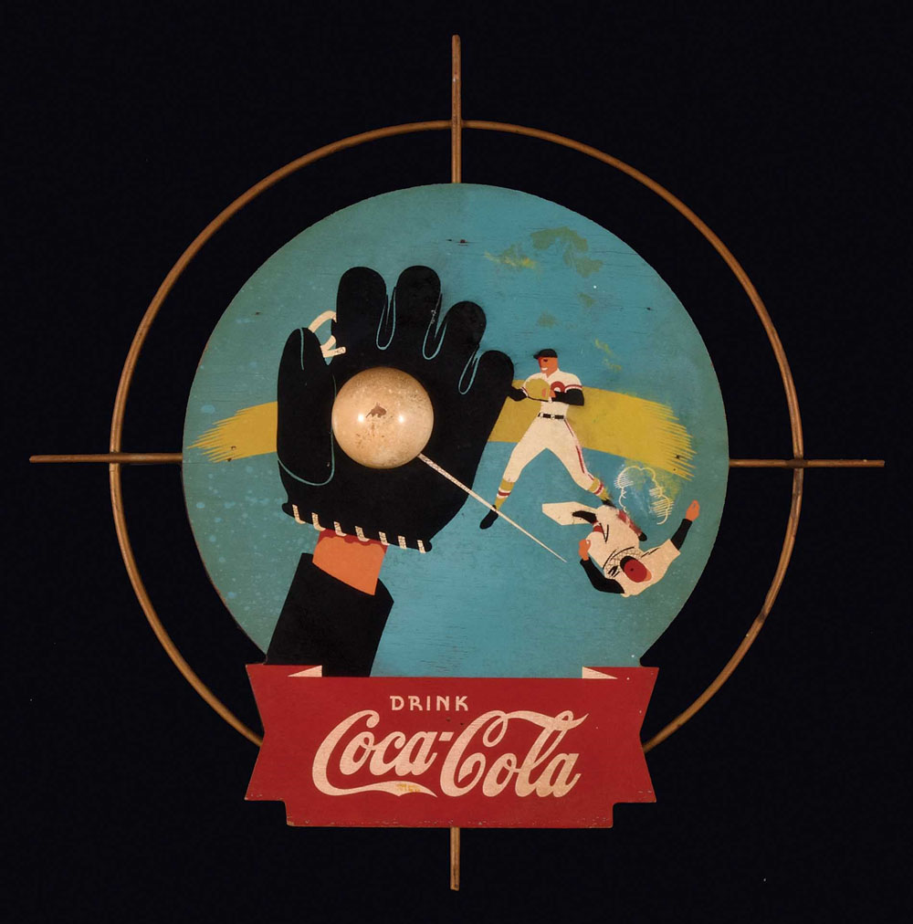 Rare 1930s Coca-Cola "3D" Baseball "Kay-Sign" | REA Archive