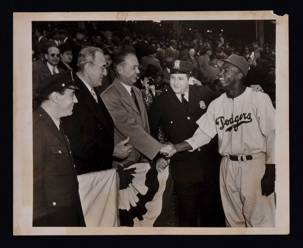April 15, 1947 Jackie Robinson Original News Photograph - Robinson's ...