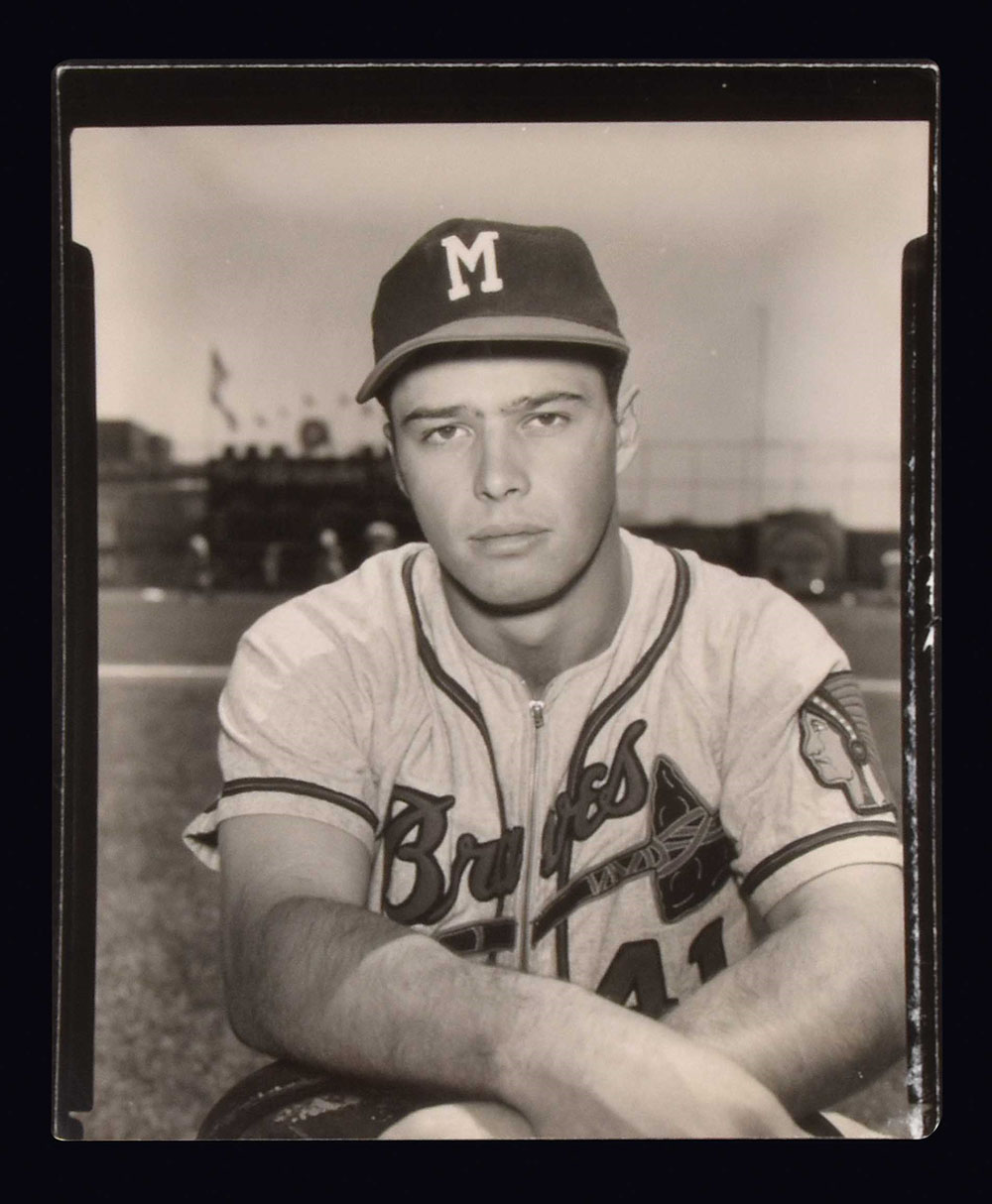 1953 Eddie Mathews Original William Jacobellis Photograph - PSA/DNA ...