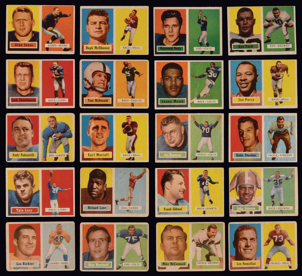 1957 Topps Football Complete Set (154) Plus Checklist | REA Archive
