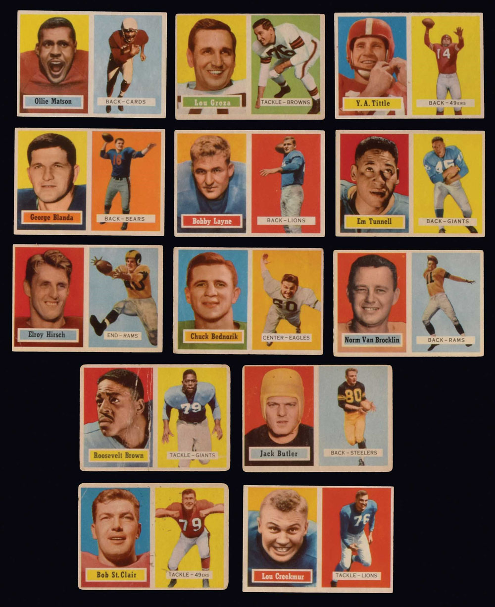 1957 Topps Football Complete Set (154) Plus Checklist | REA Archive