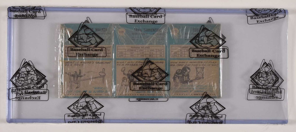 1964 Philadelphia Football Unopened Rack Pack - Henry Jordan and Fran ...