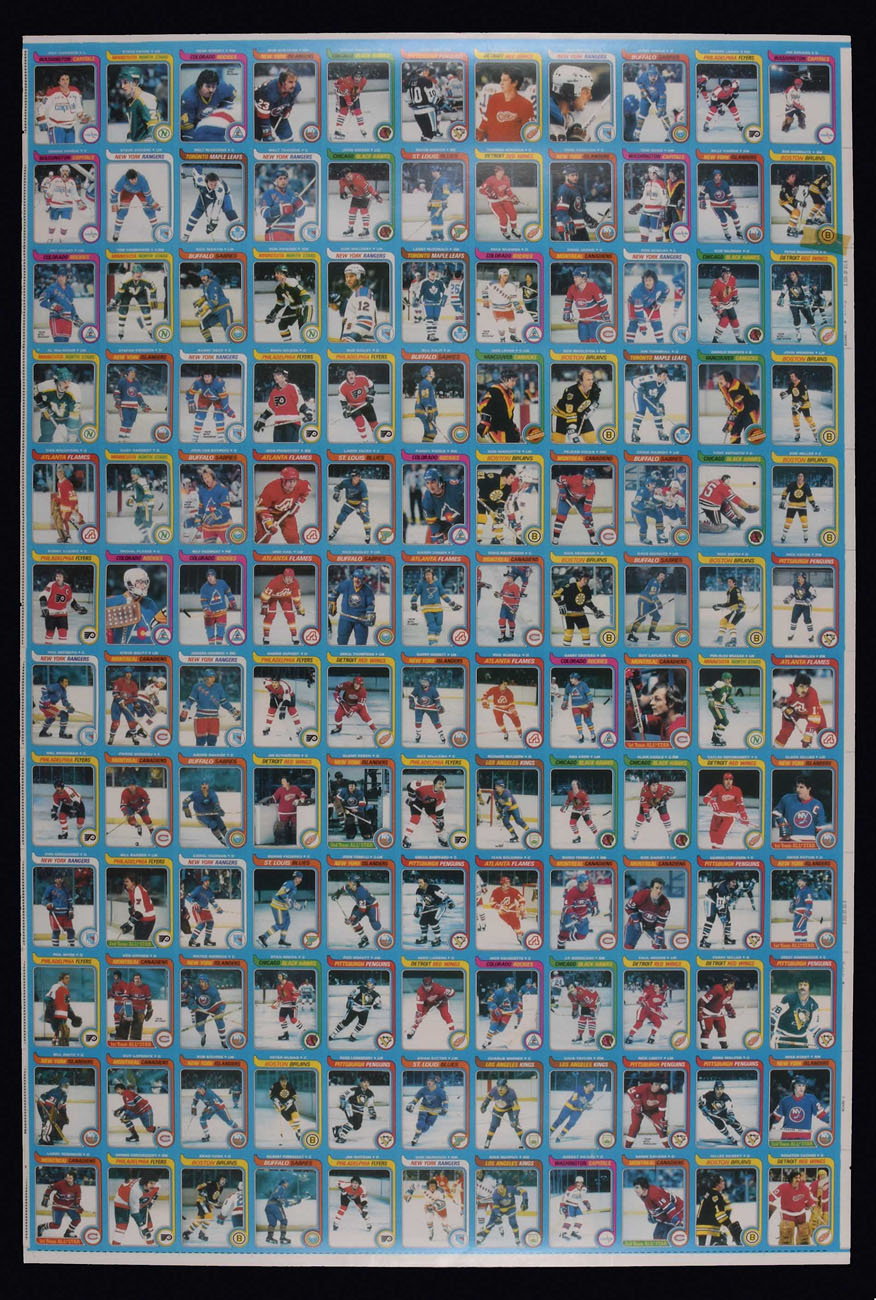 1979-1980 O-Pee-Chee Hockey Complete Set on Three Uncut Sheets with Wayne Gretzky Rookie | REA ...
