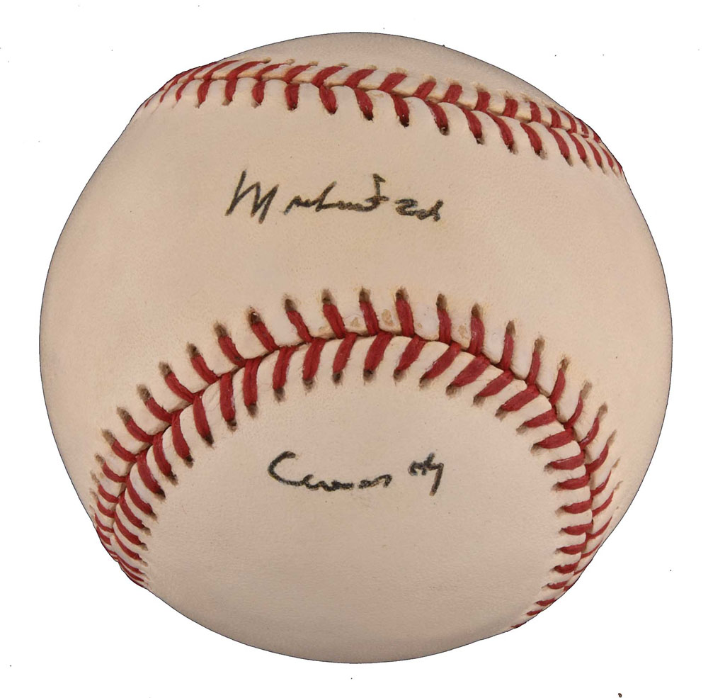 Rare Muhammad Ali and Cassius Clay Signed Baseball - PSA/DNA | REA Archive