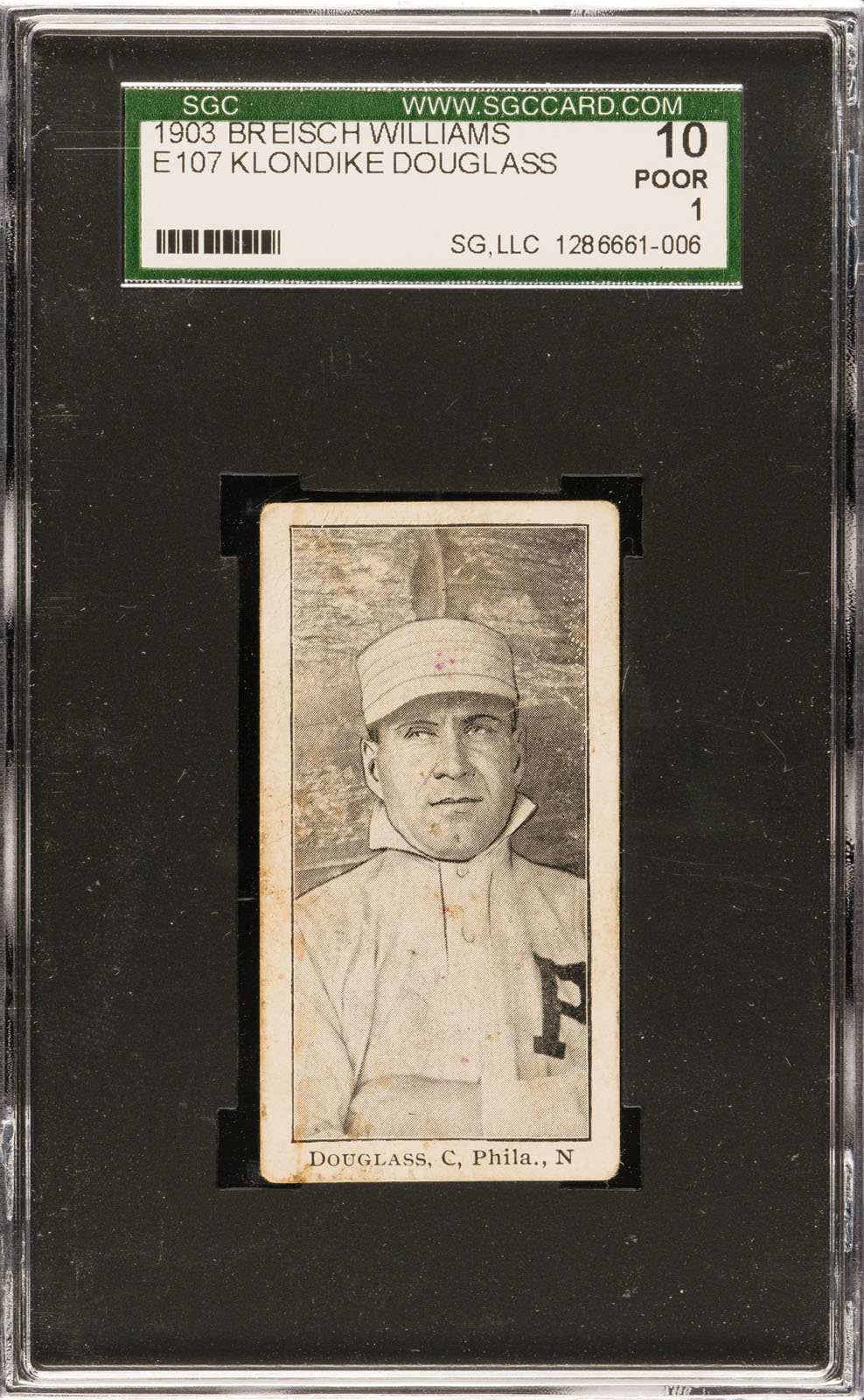 1903 E107 Breisch-Williams Klondike Douglass | REA Archive