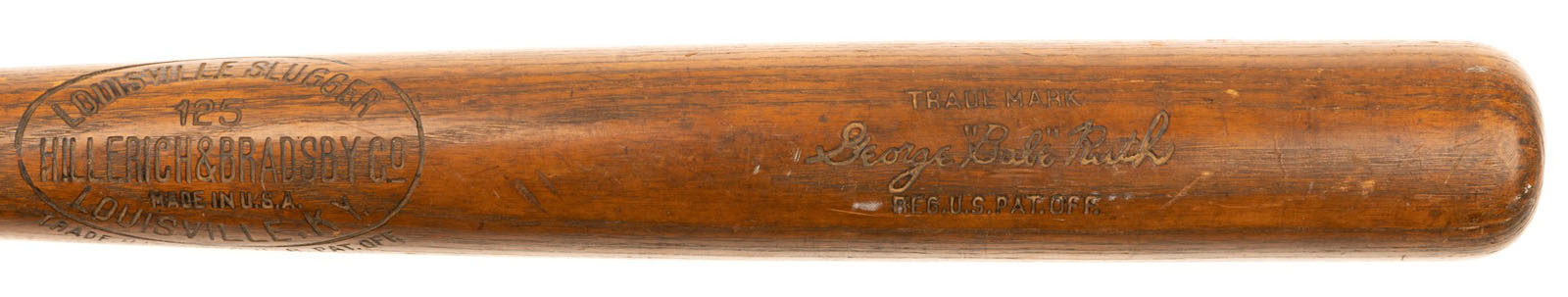 Unique 1922-1925 Babe Ruth New York Yankees Game-Used Bat - Largest ...