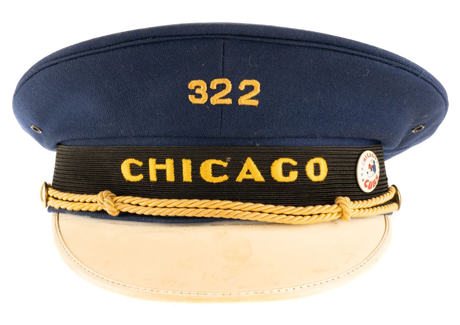 Circa 1970s Andy Frain Wrigley Field Usher's Cap | REA Archive