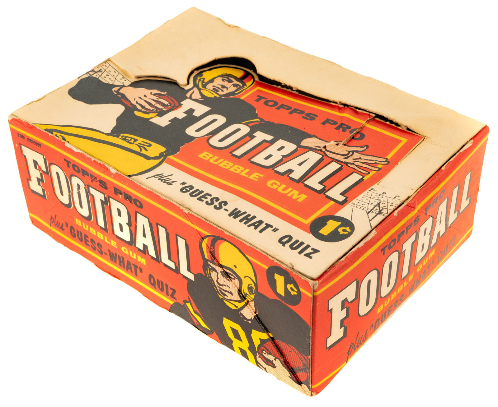 1959 Topps Football One-Cent Display Box | REA Archive