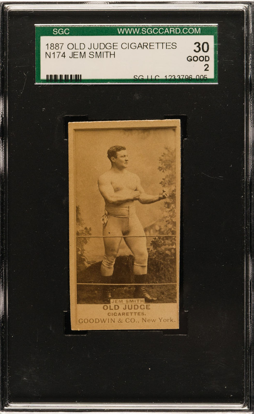 1887 N174 Old Judge Boxer Jem Smith | REA Archive