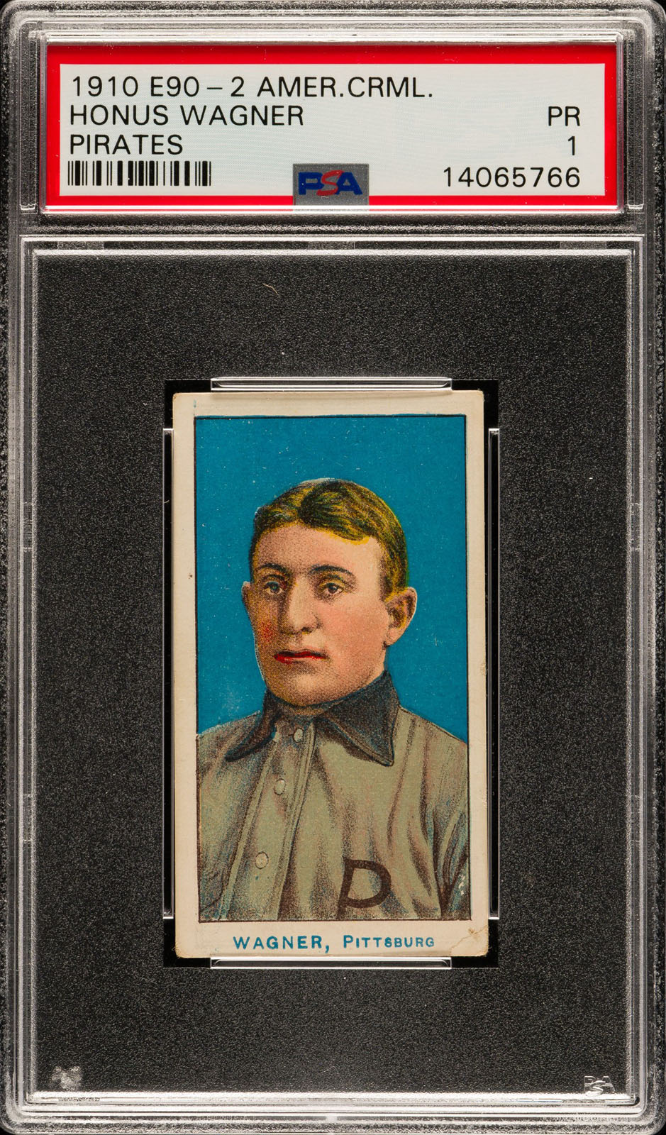 1910 E90-2 American Caramel Honus Wagner | REA Archive