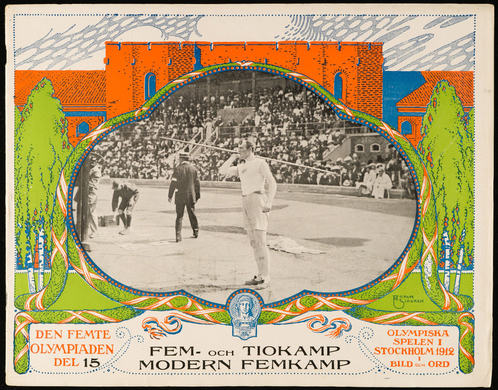 1912 Olympics Program (Stockholm, Sweden) with Jim Thorpe | REA Archive