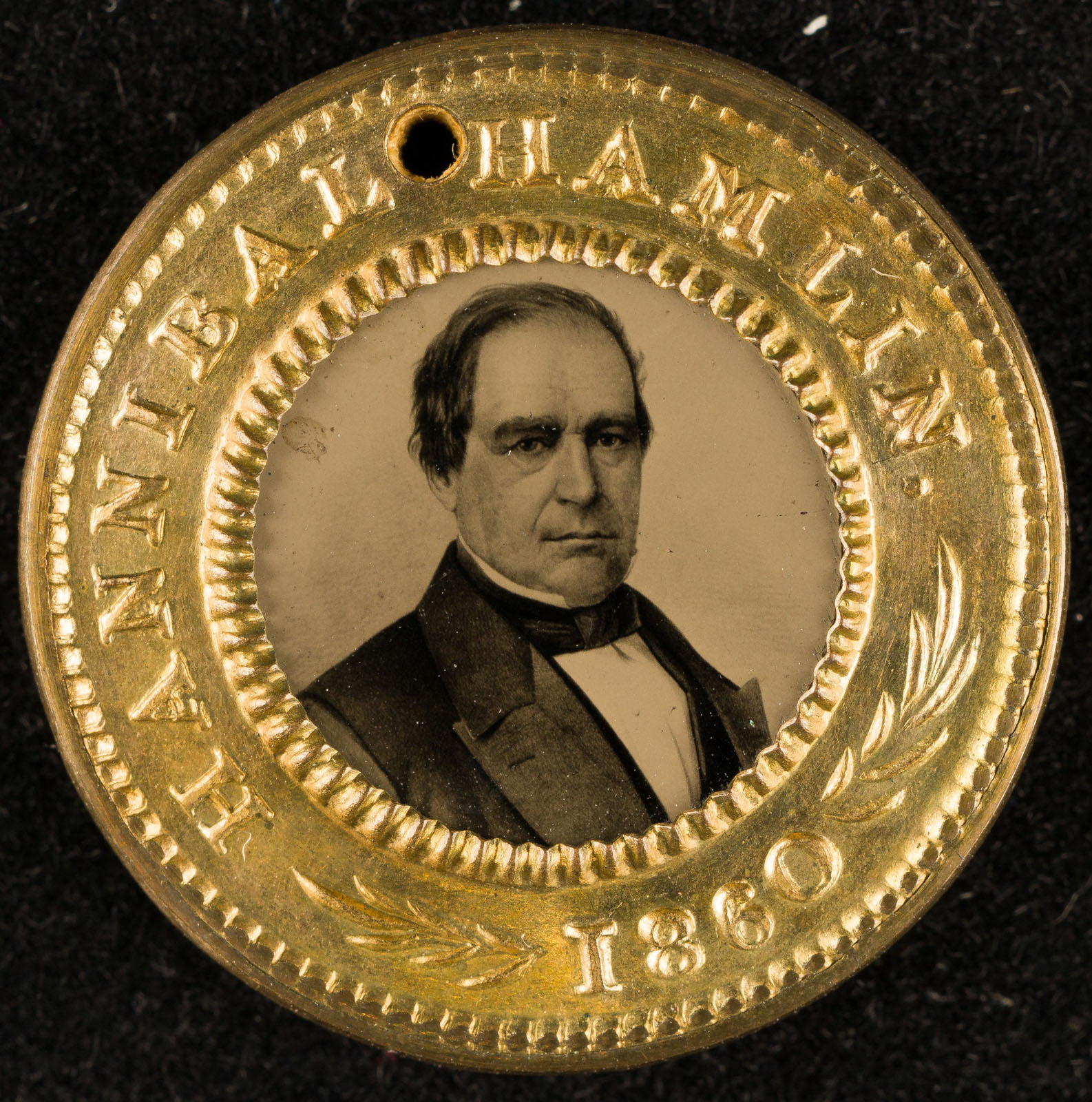 1860 Abraham Lincoln and Hannibal Hamlin Campaign Ferrotype | REA Archive