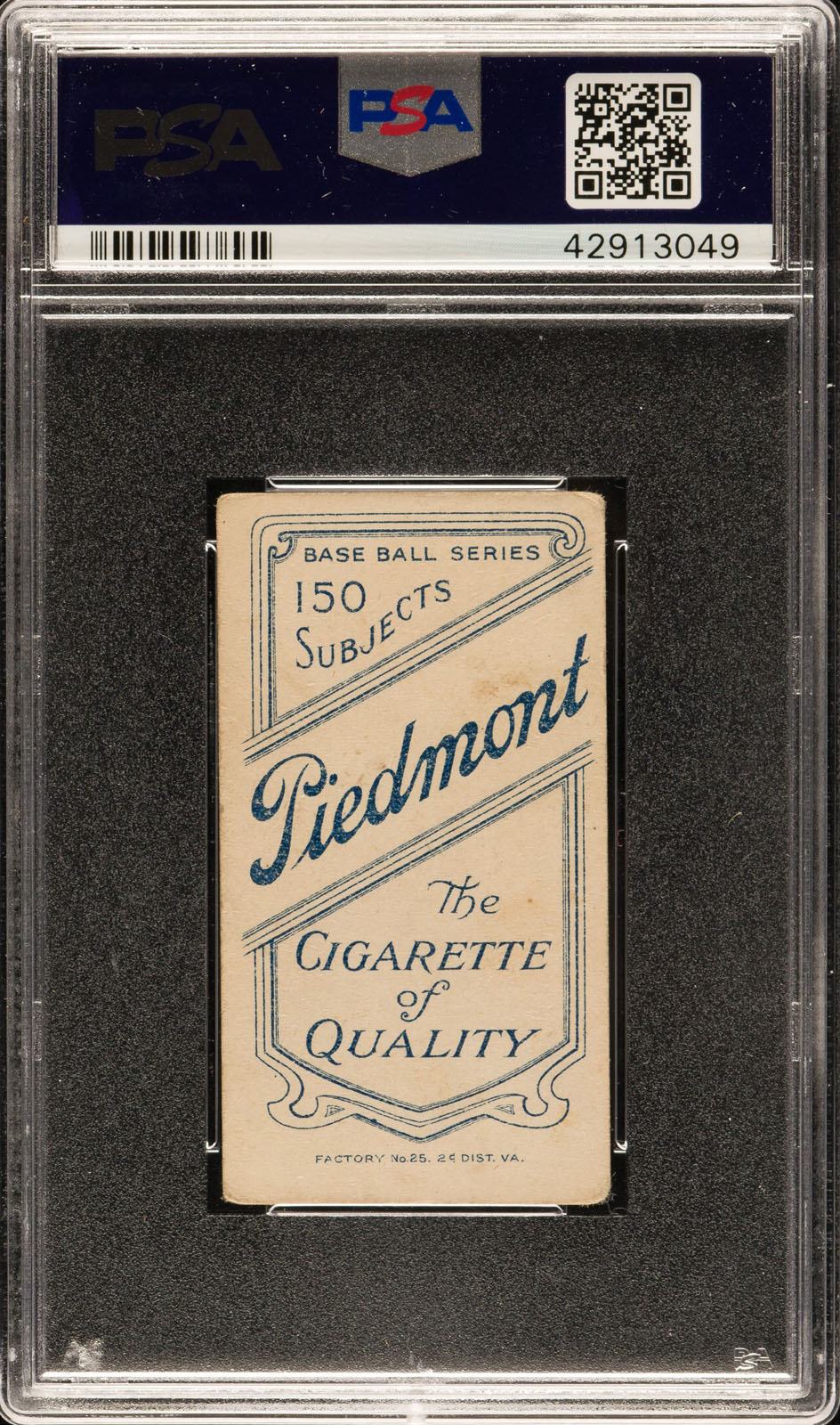 1909-1911 T206 White Border Ty Cobb Portrait Green Background | REA Archive