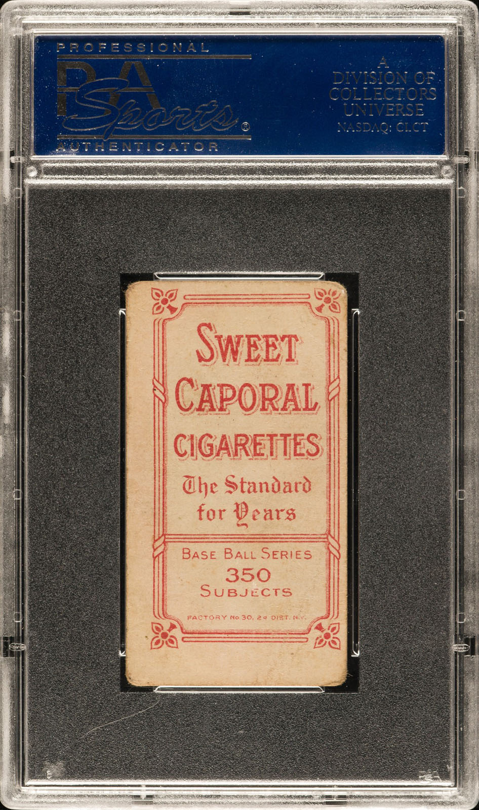 1909-1911 T206 White Border Ty Cobb Portrait Green Background | REA Archive