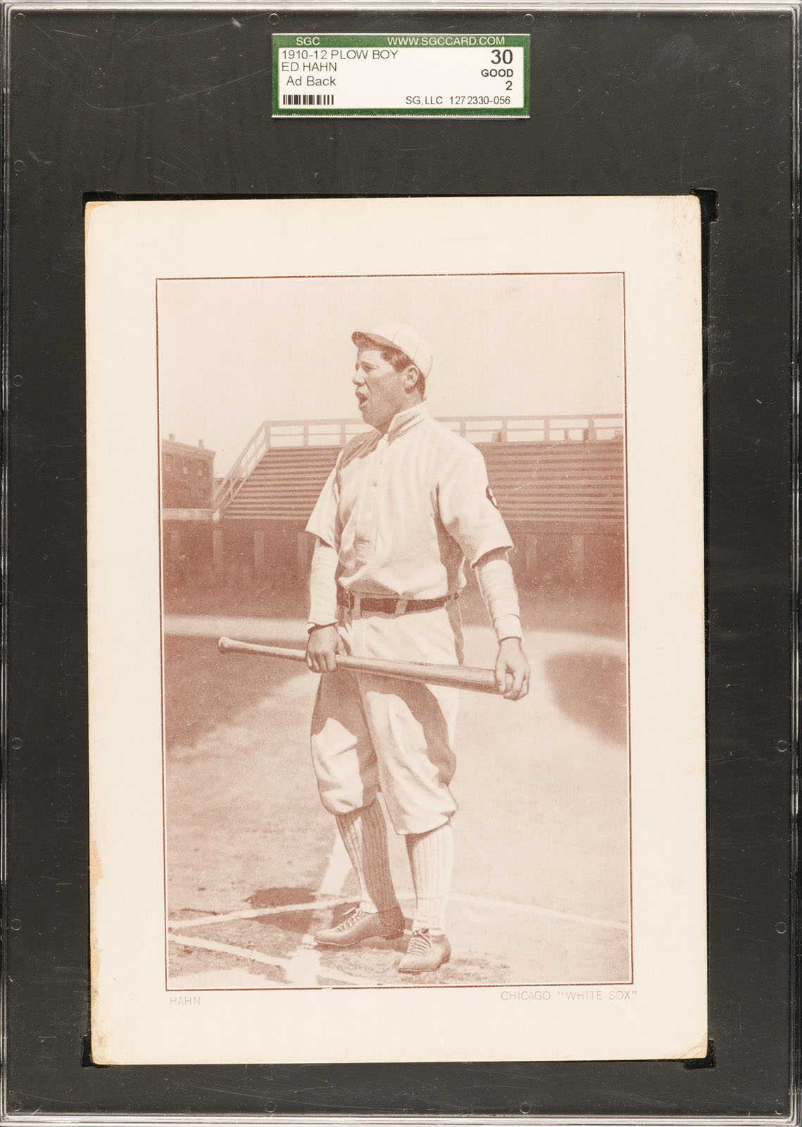 1910-1912 Plow Boy Tobacco Ed Hahn - Ad Back | REA Archive