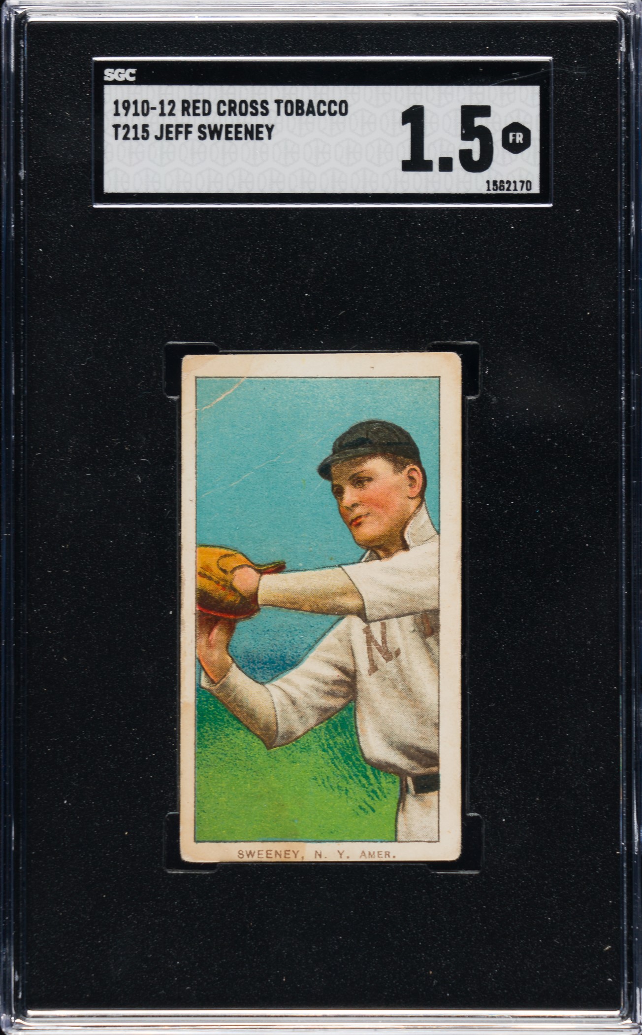 1910-1912 T215 Red Cross Tobacco (Type 1) Jeff Sweeney | REA Archive