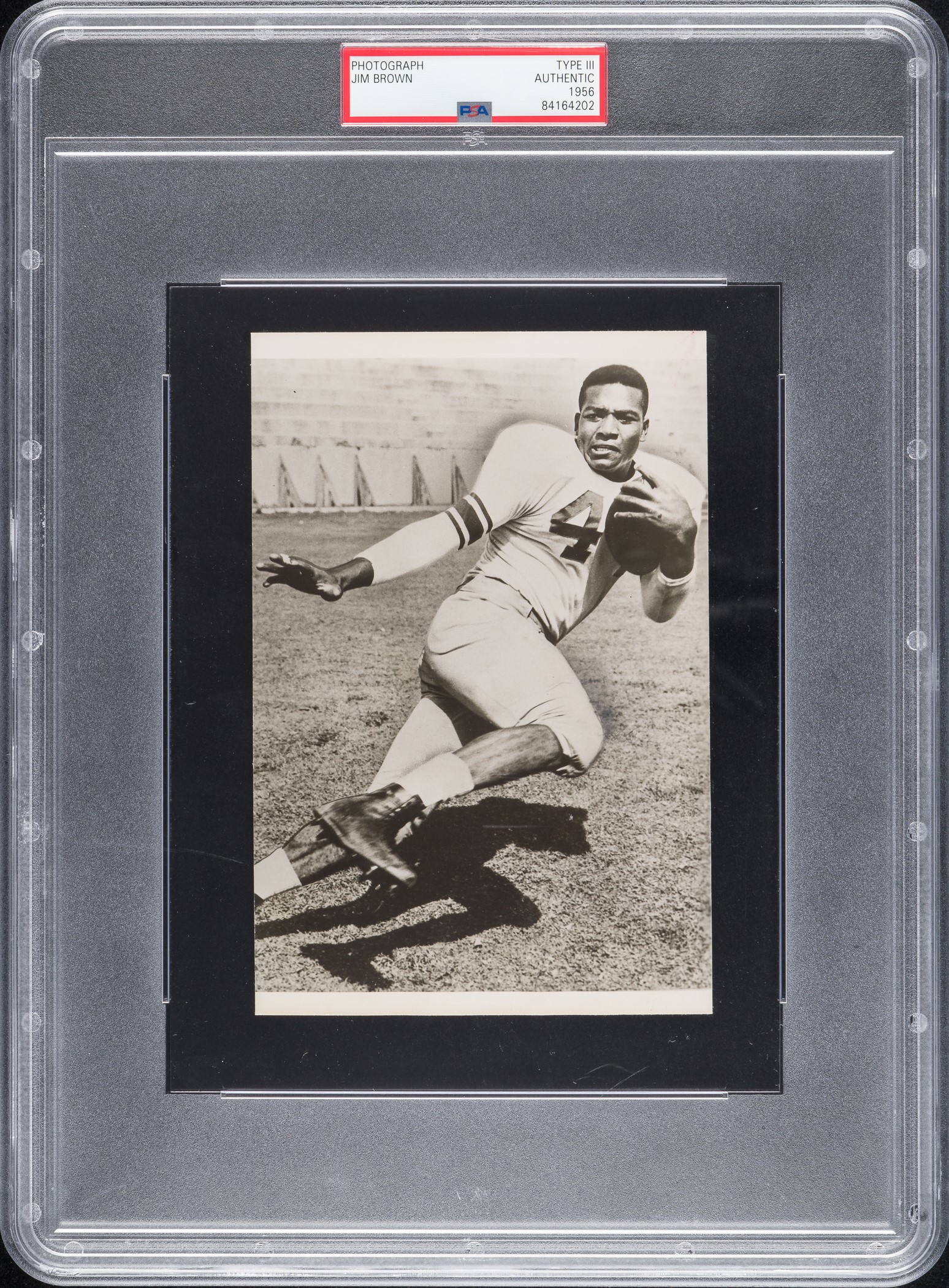 1956 Jim Brown Photograph - PSA/DNA Type III | REA Archive