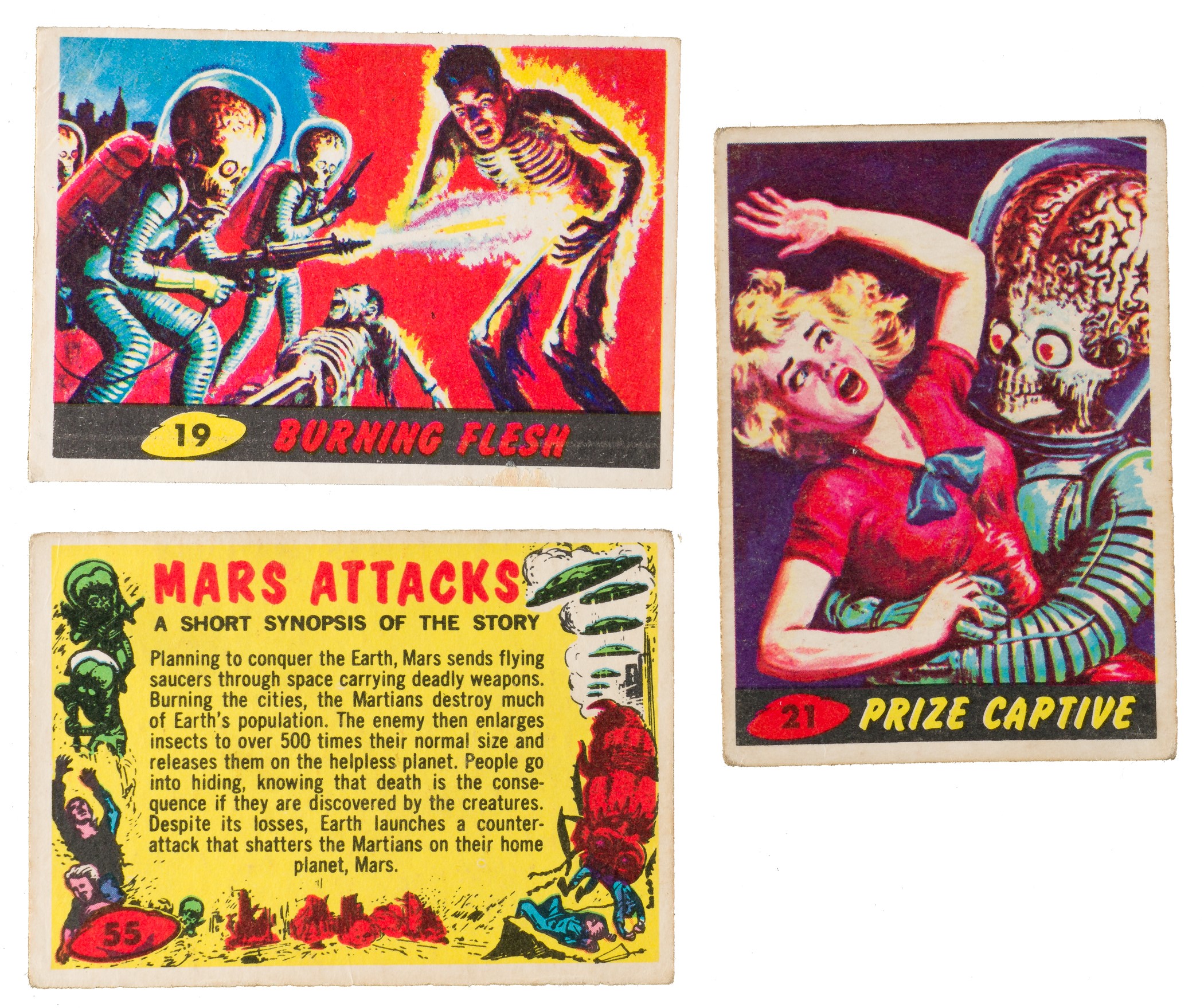 1964 Topps "Mars Attacks" A&BC United Kingdom Complete Set (55) | REA ...