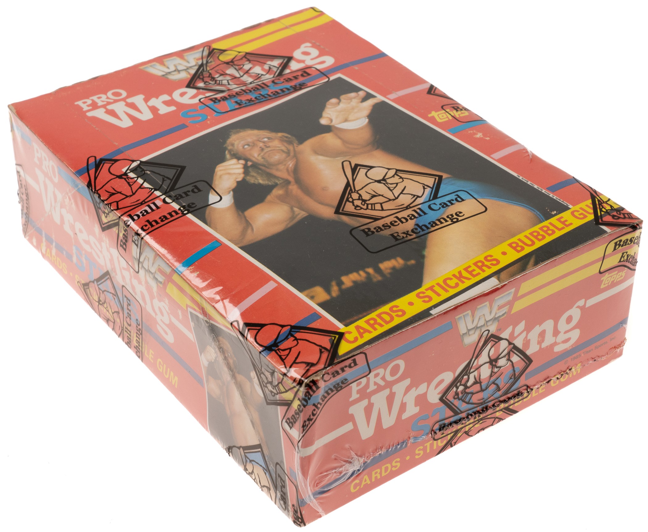1985 Topps "WWF Pro Wrestling Stars" Unopened Wax Box (36 Packs) - BBCE | REA Archive