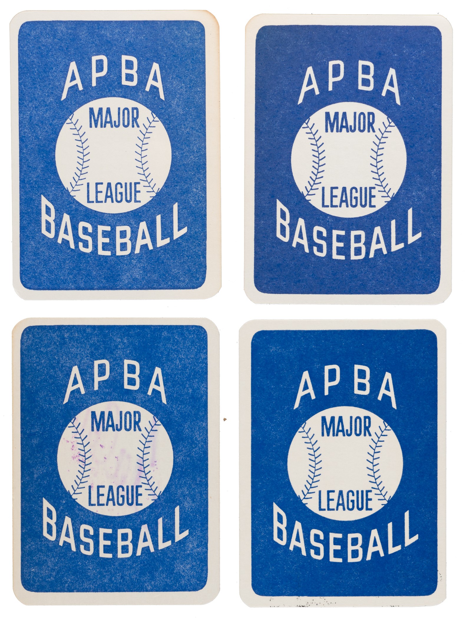 Extensive Collection of Signed APBA Game Cards (1,461) Including 114 ...