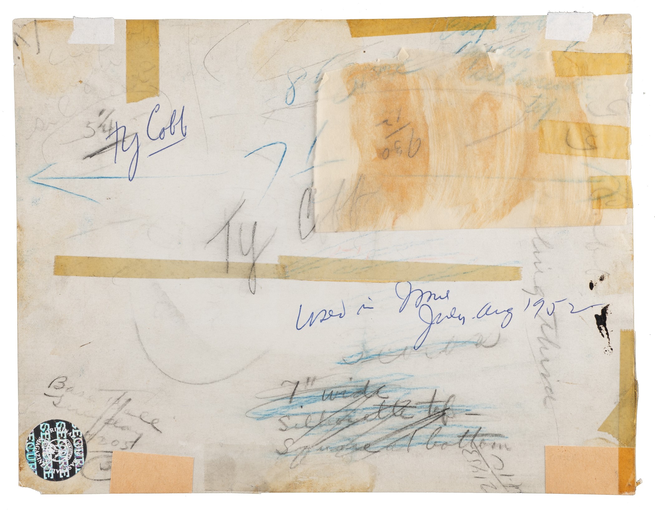 Vintage Ty Cobb "Sliding" Photograph Taken by Charles Conlon - PSA/DNA ...