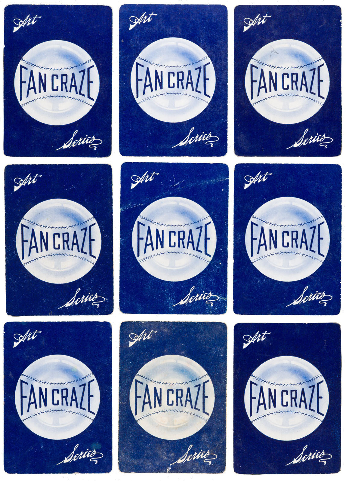1906 Fan Craze American League Playing Card Near-Complete Set (49/51 ...