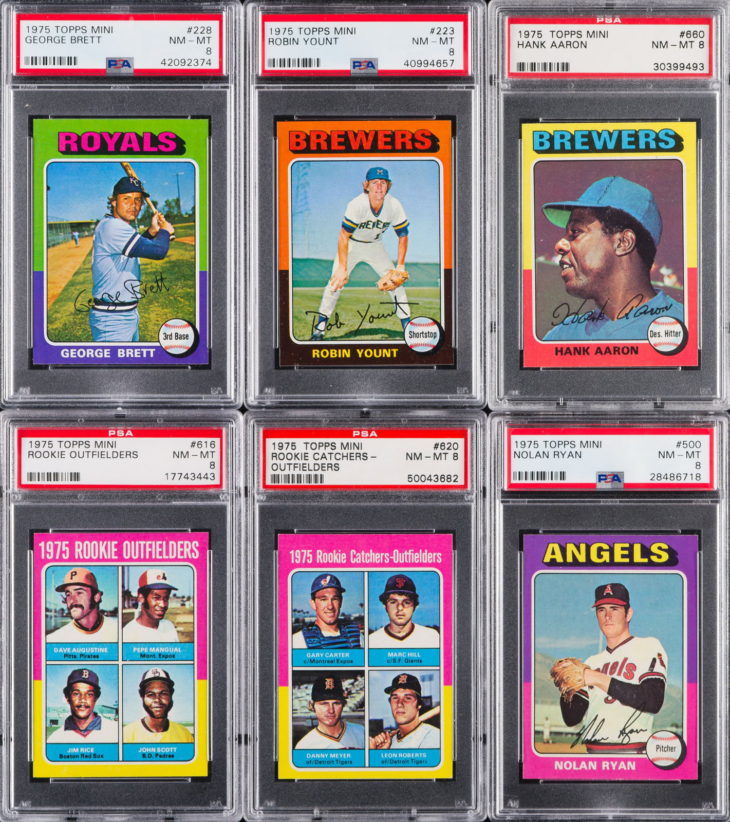 1975 Topps Mini PSA-Graded Complete Set (660): 8.02 GPA! | REA Archive