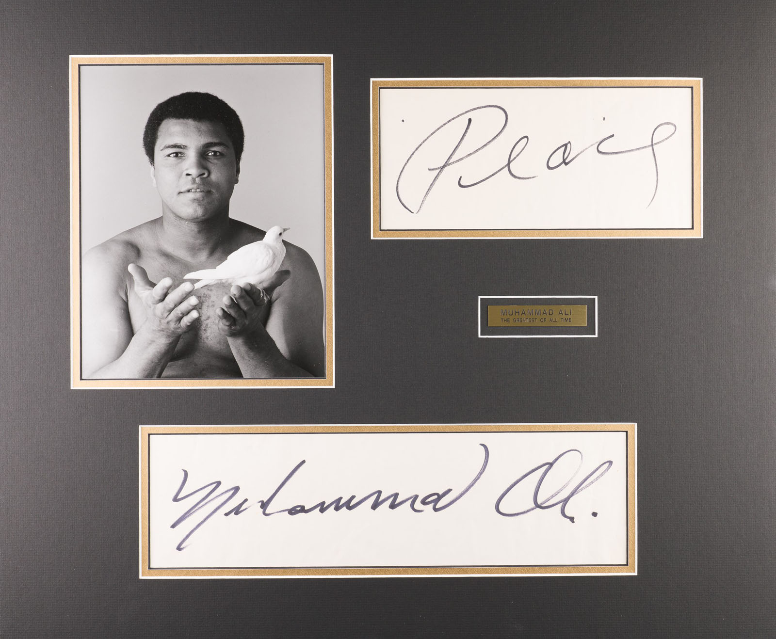 Muhammad Ali Rare Large-Signature Display | REA Archive