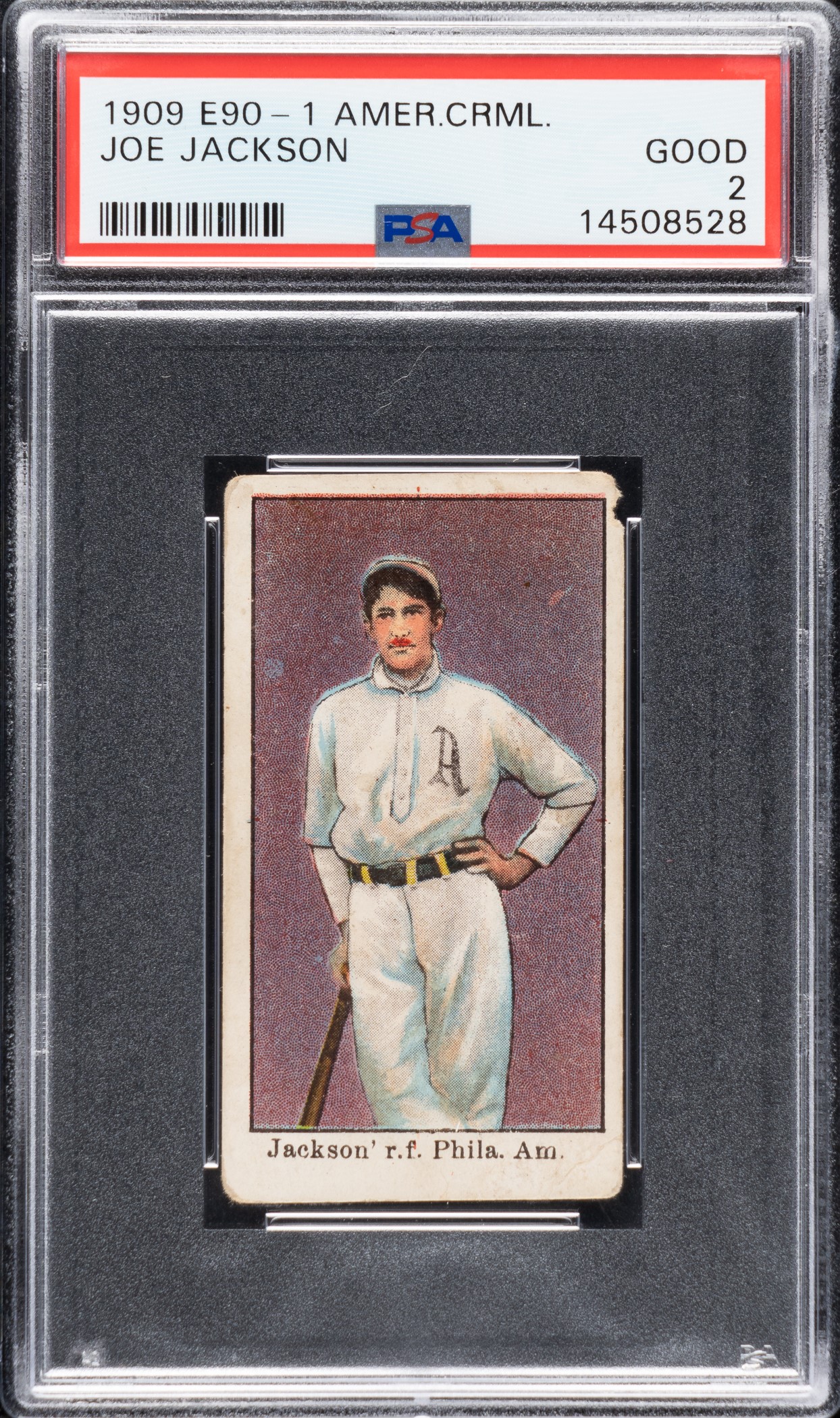 1909-1911 E90-1 American Caramel Joe Jackson Rookie | REA Archive