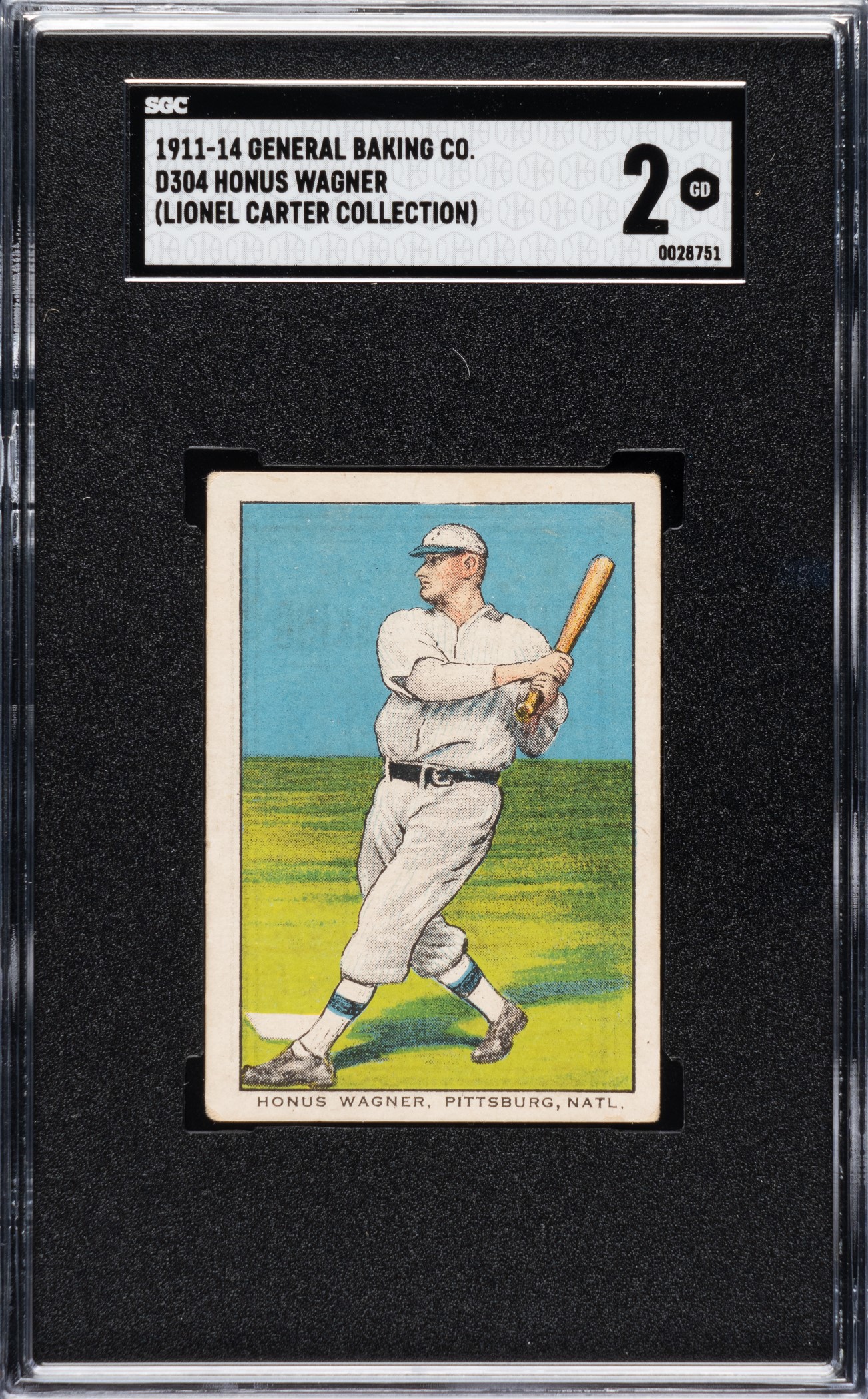 1911-1914 D304 General Baking Honus Wagner (Lionel Carter Collection ...