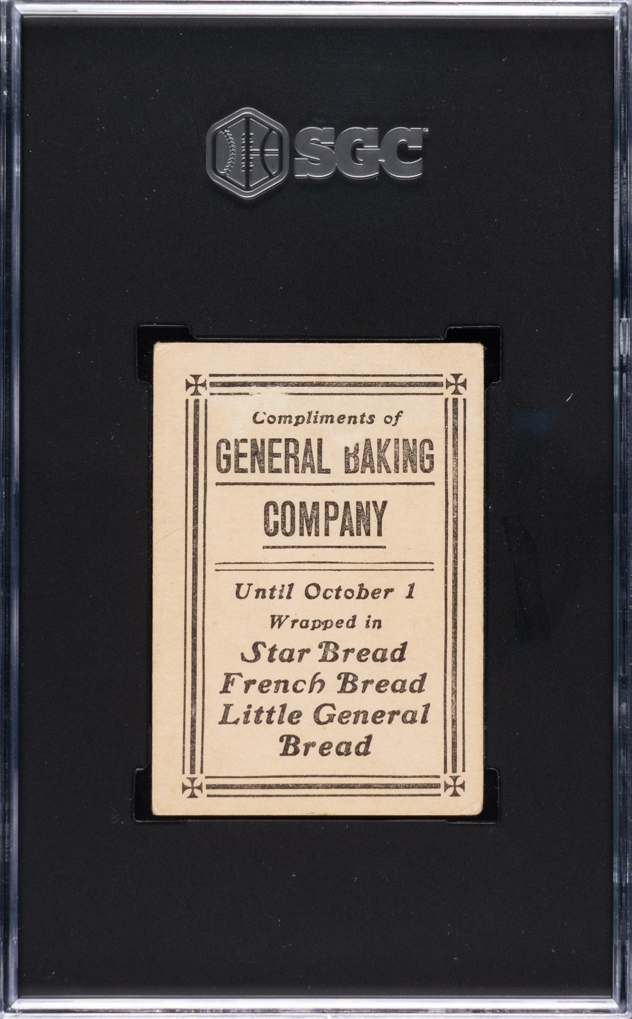 1911-1914 D304 General Baking Honus Wagner (Lionel Carter Collection ...