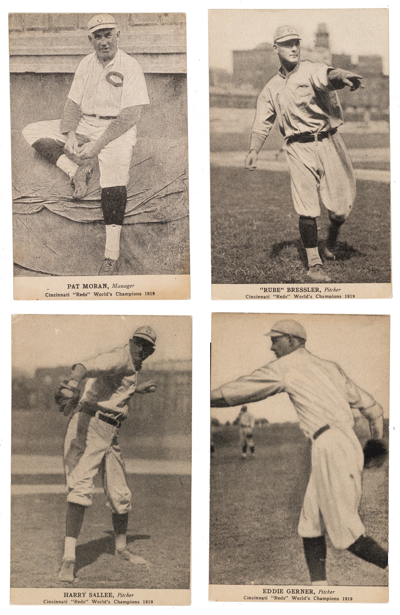 1919 PC799 Cincinnati Reds World's Champions Postcard Collection (7 ...