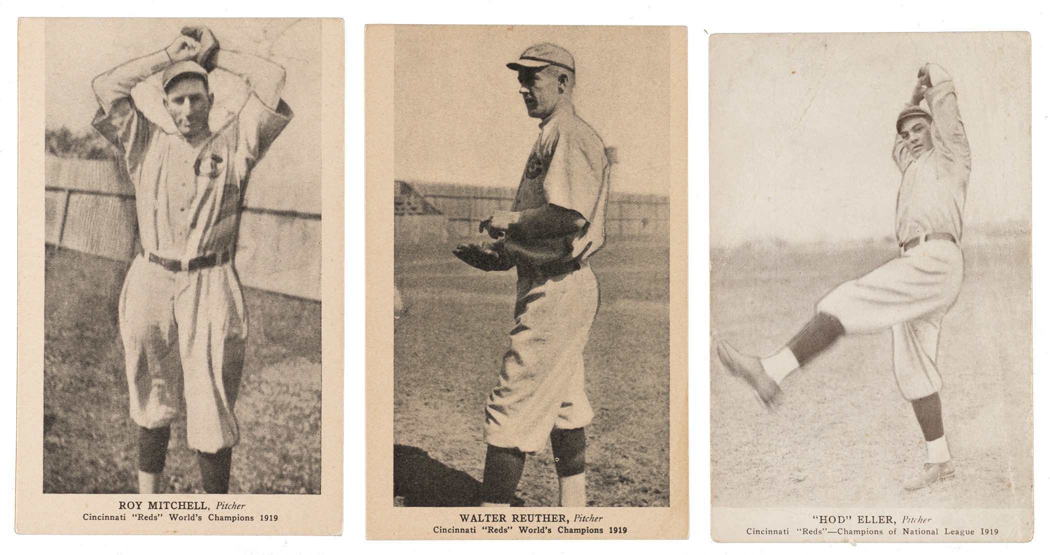 1919 PC799 Cincinnati Reds World's Champions Postcard Collection (7 ...