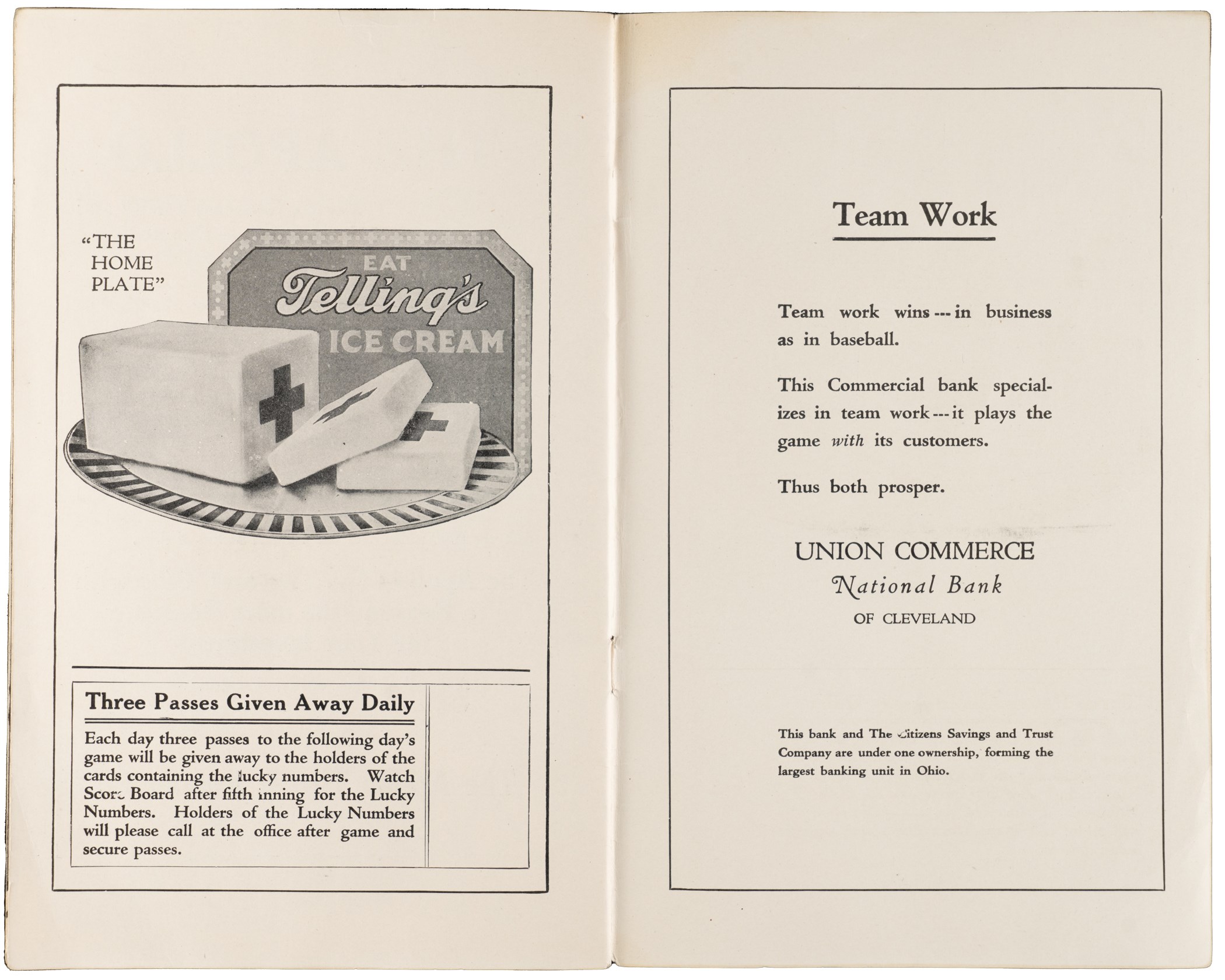 1920 Cleveland Indians (vs. Brooklyn Robins) World Series Program | REA ...