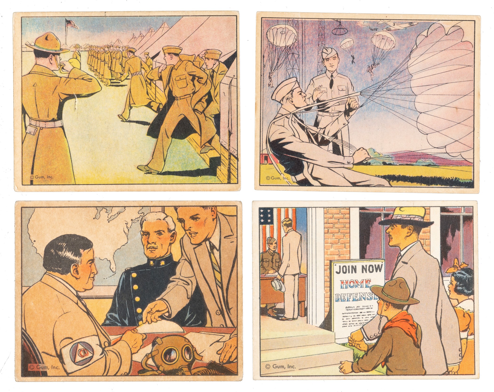 1941 R157 Gum, Inc. Uncle Sam Complete Set (96) and R158 Uncle Sam's ...