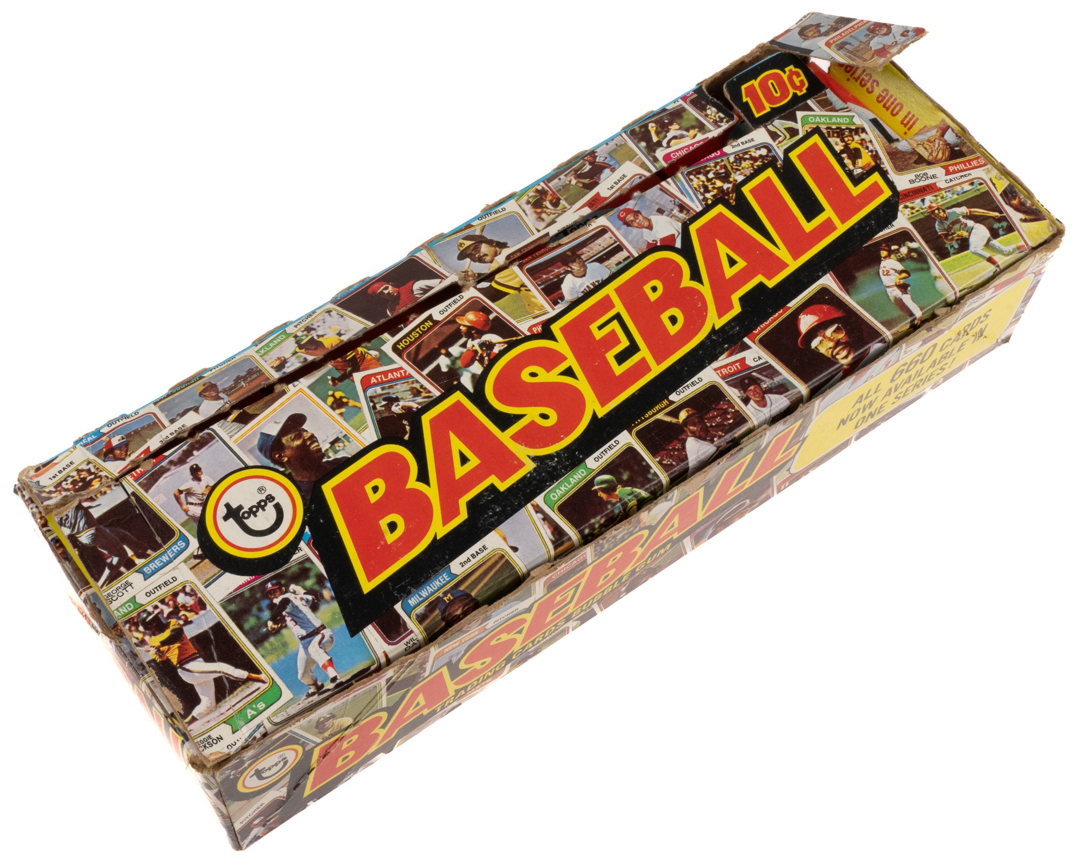 1974 Topps Unopened Wax Pack Collection (28) Plus Original Display Box ...