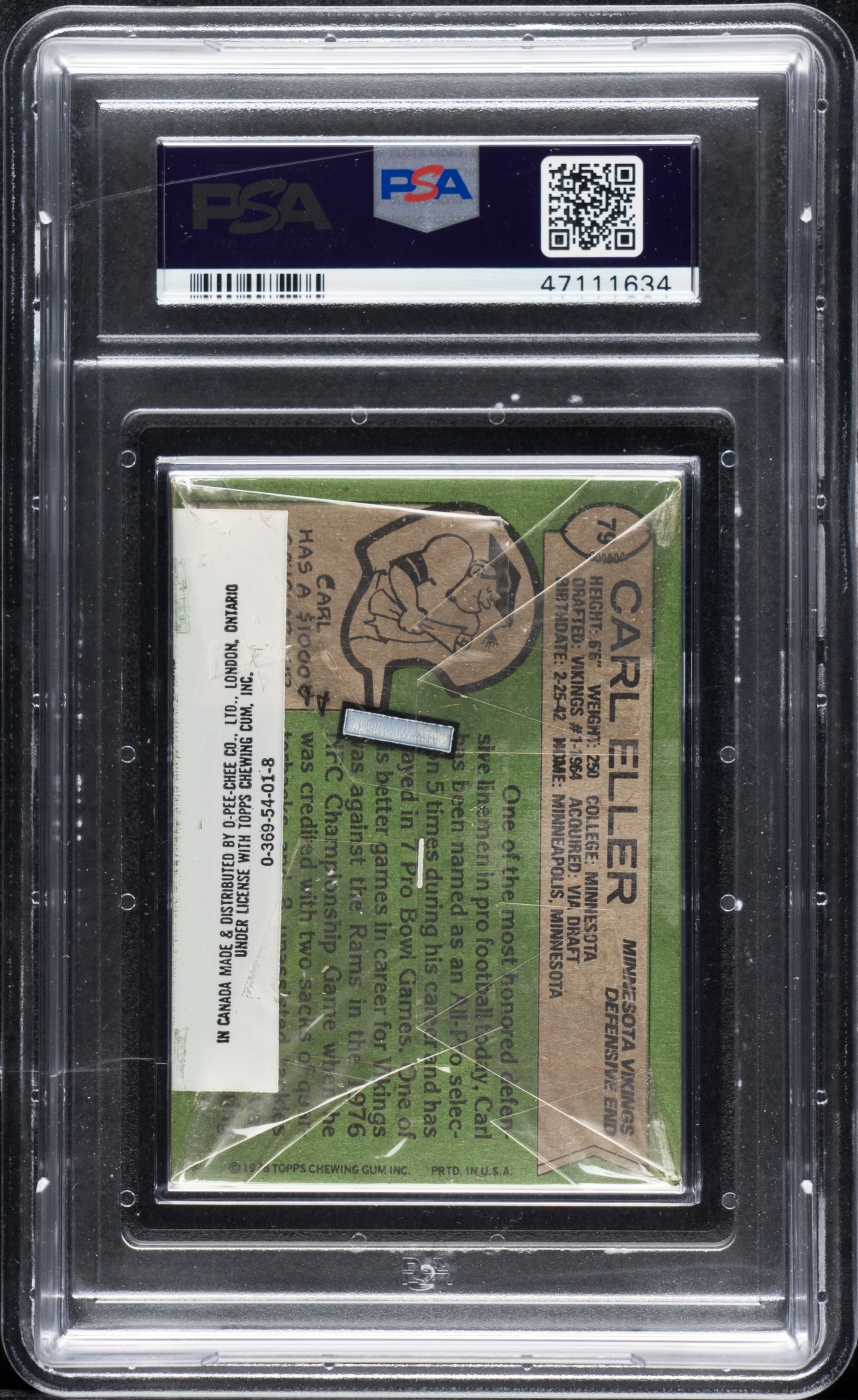 1978 Topps Football Unopened Cello Pack PSA GEM MINT 10 - Franco Harris ...