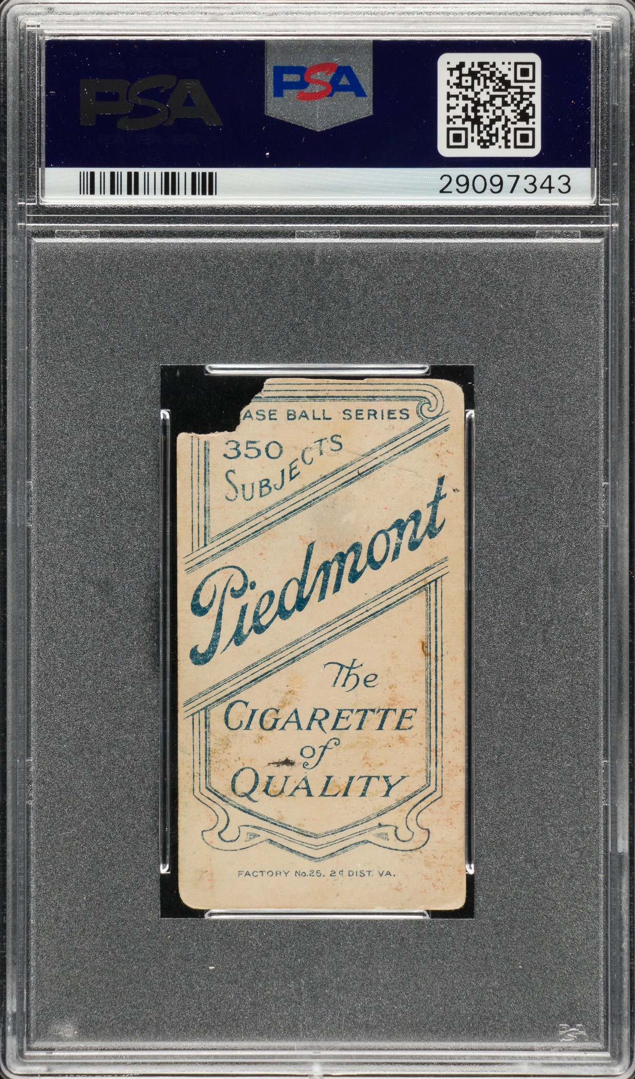 1909-1911 T206 White Border Doc Marshall PSA POOR 1 (Charles Bray ...