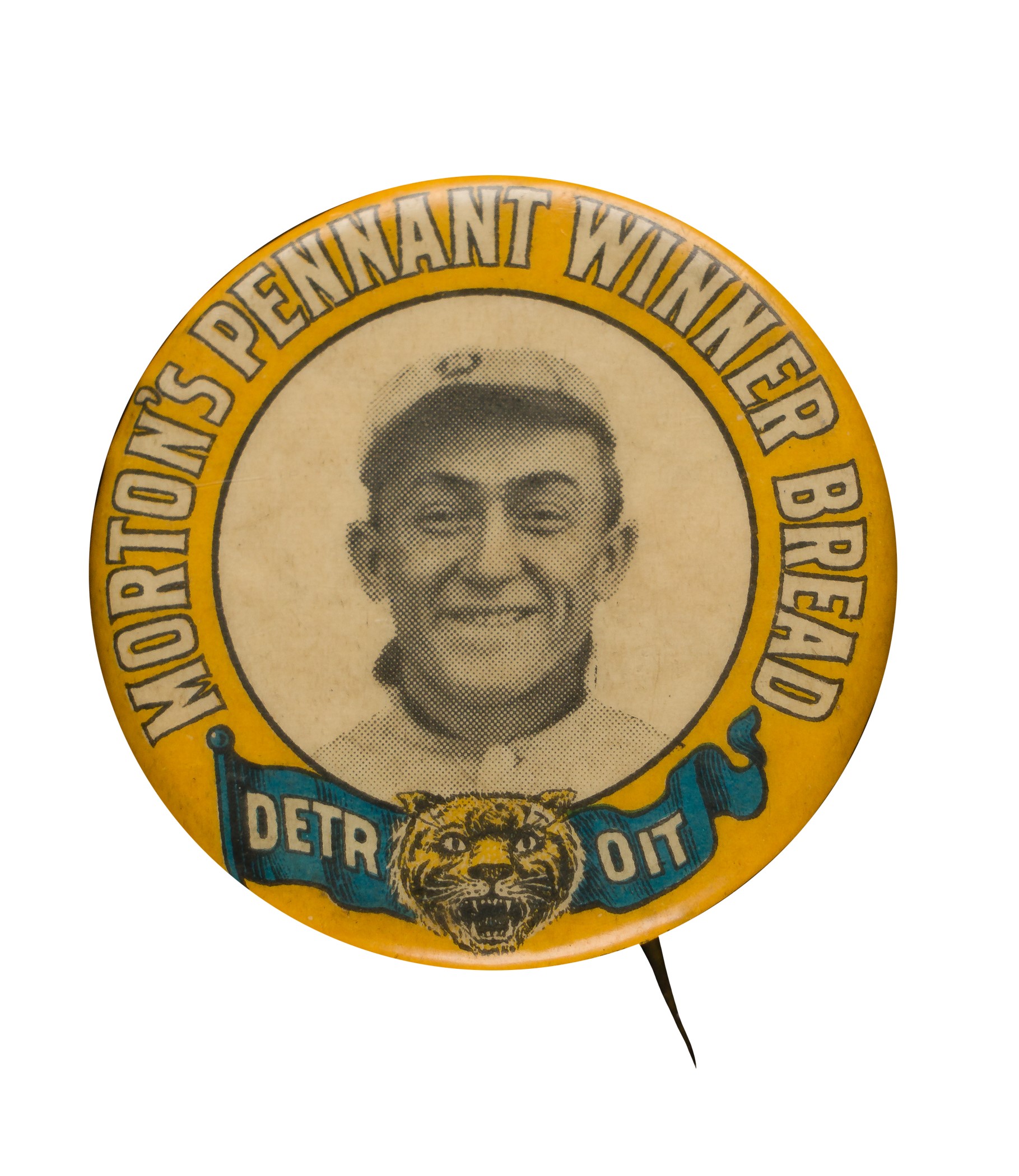 1910 Morton's Pennant Winner Bread Pin Ty Cobb | REA Archive