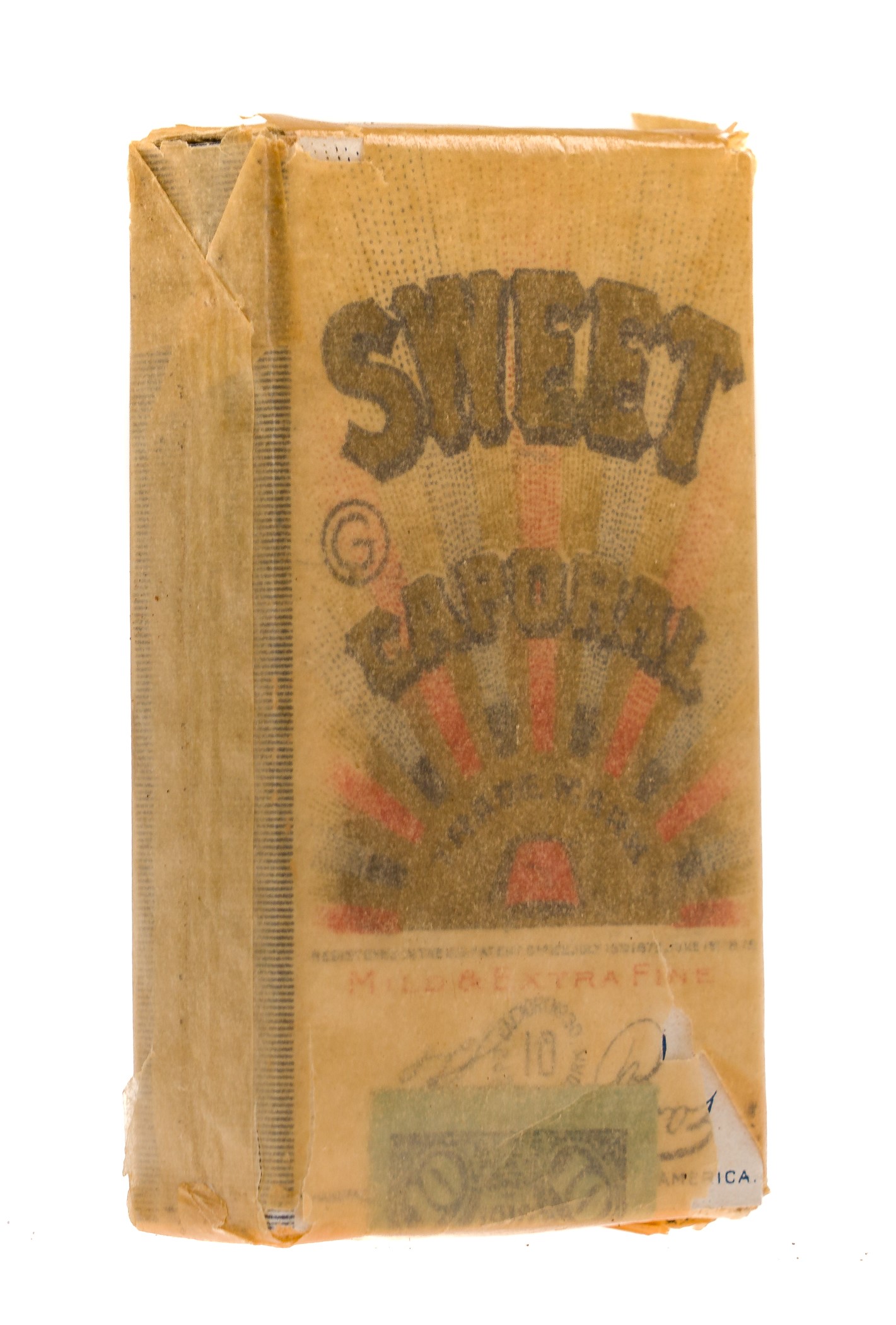1910 Sweet Caporal Cigarettes Unopened Pack - First Example We Have ...